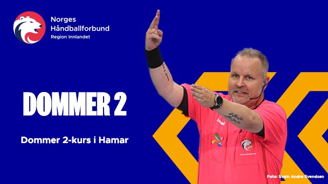 Dommer 2-kurs i Elverum 2. og 14. februar | handball.no